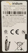 Iridium 9575A Bearcat Battery BAT61701 original OEM Iridium – MJ Sales ...